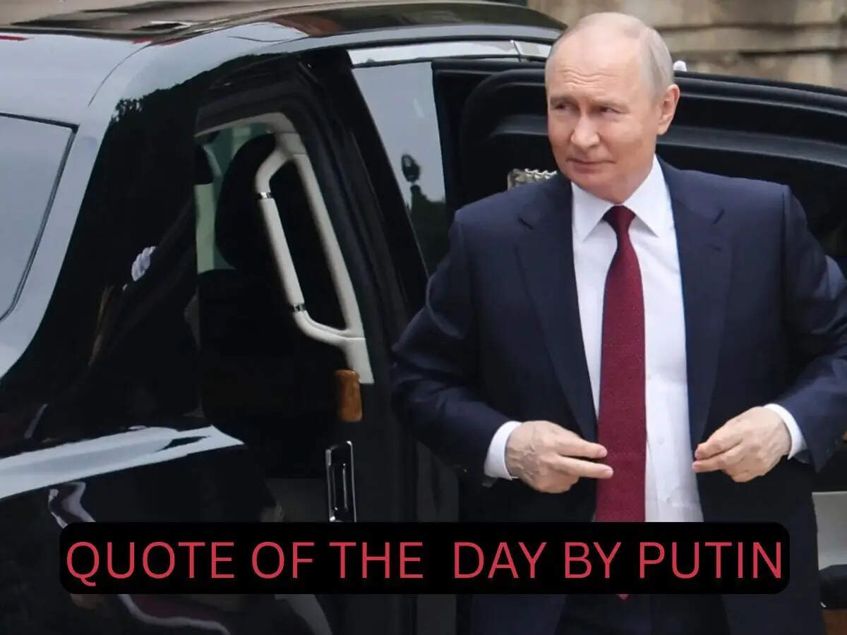 Quote of the day by Vladimir Putin: "There is no happiness in life ...