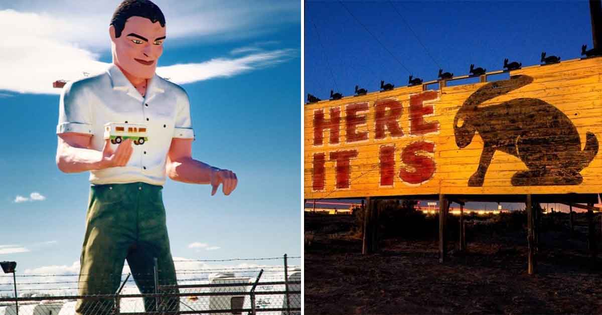 20 real oddities spotted along your hypothetical American road trip