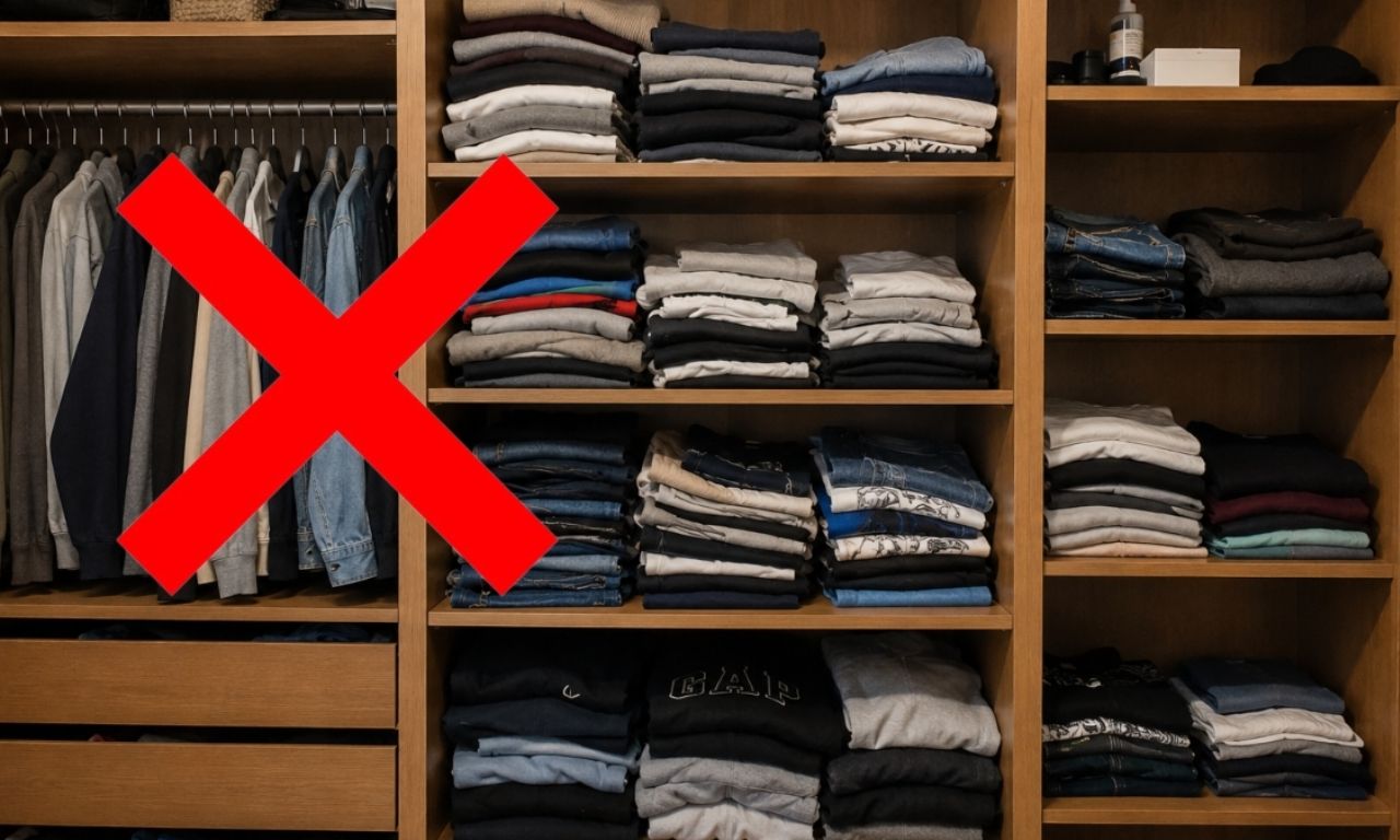 Dile adiós al clóset con ropa apilada: el método viral para organizar ...