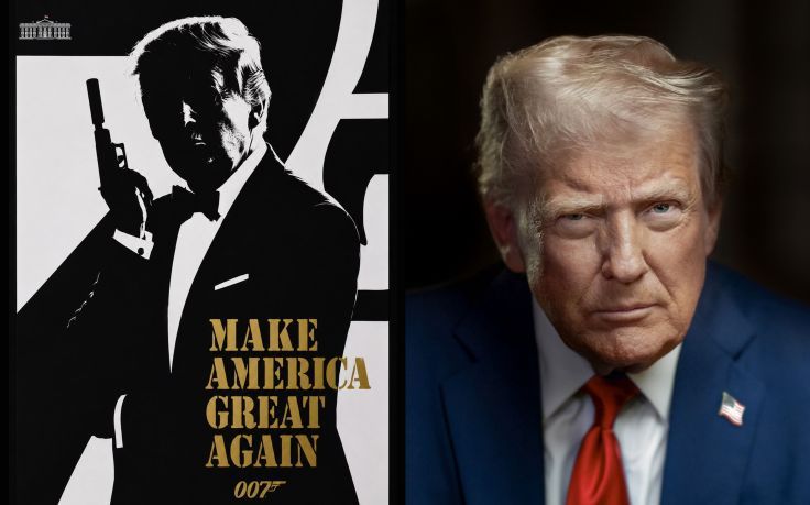 Trump as James Bond: White House 007 post quickly turns into a meme ...