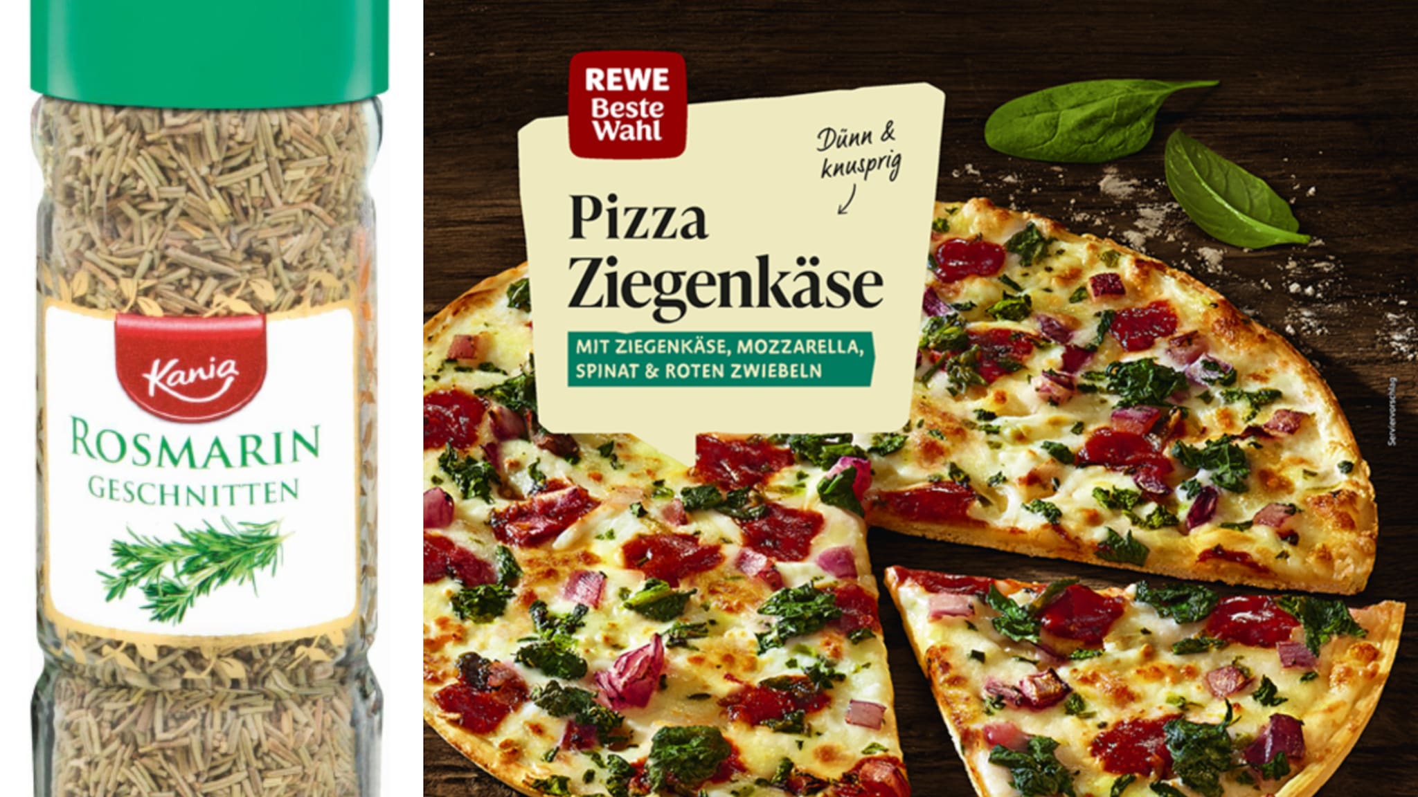 Lebensmittelwarnung: Pizza von Rewe und Rosmarin von Lidl betroffen