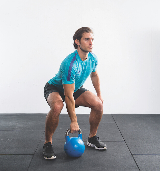 Short on time? Try this quick kettlebell, dumbbell and band workout