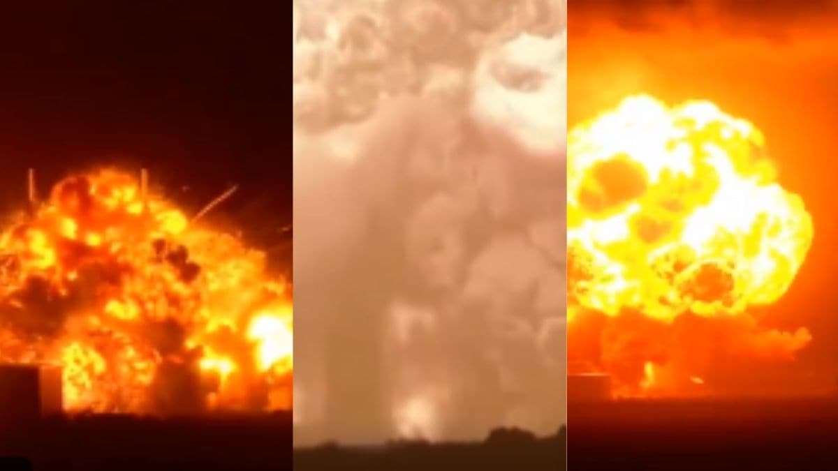 Video shows Blue Origin rocket exploding into massive ball of fire on ...