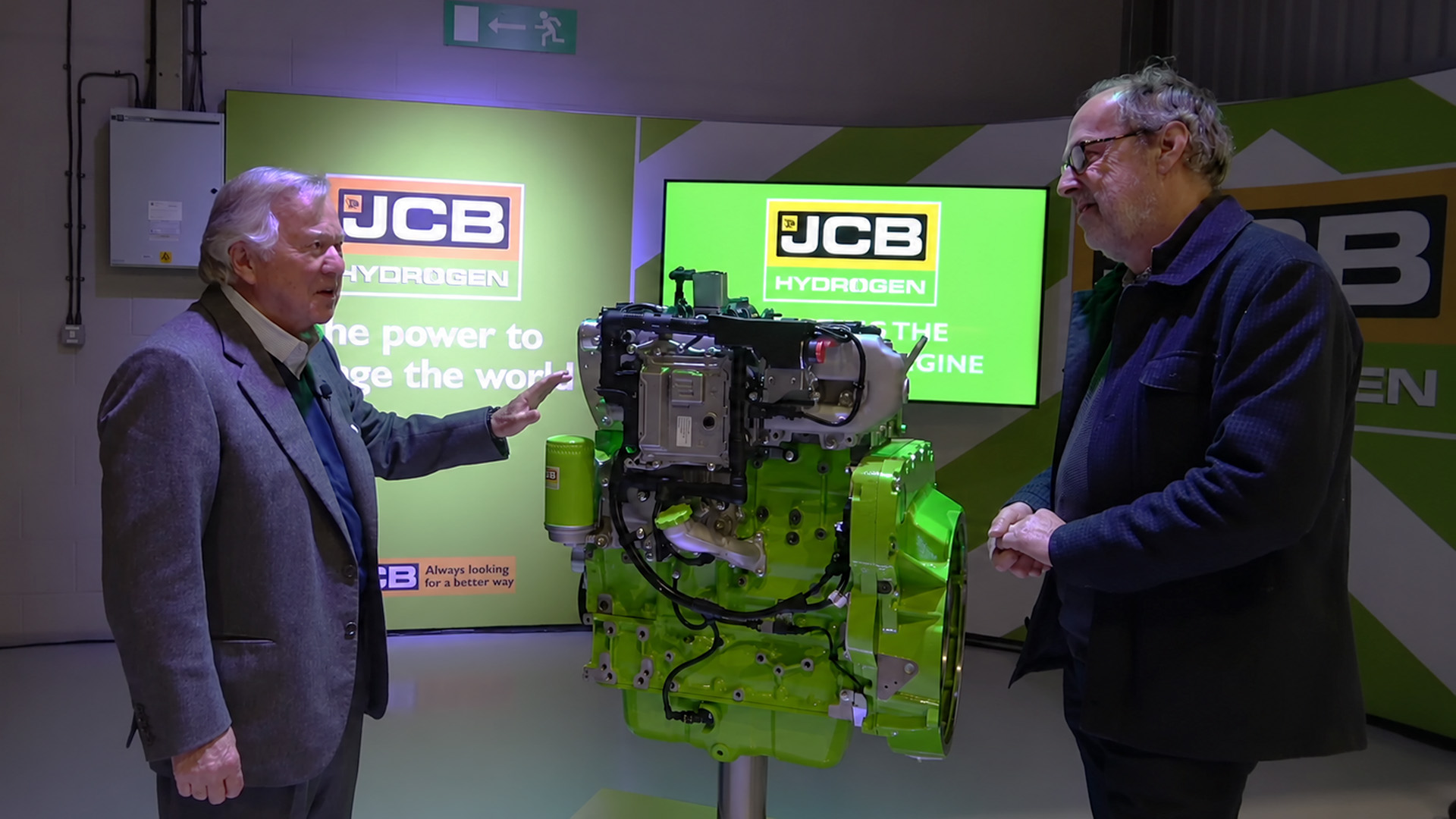 Can hydrogen engines replace diesel in construction?
