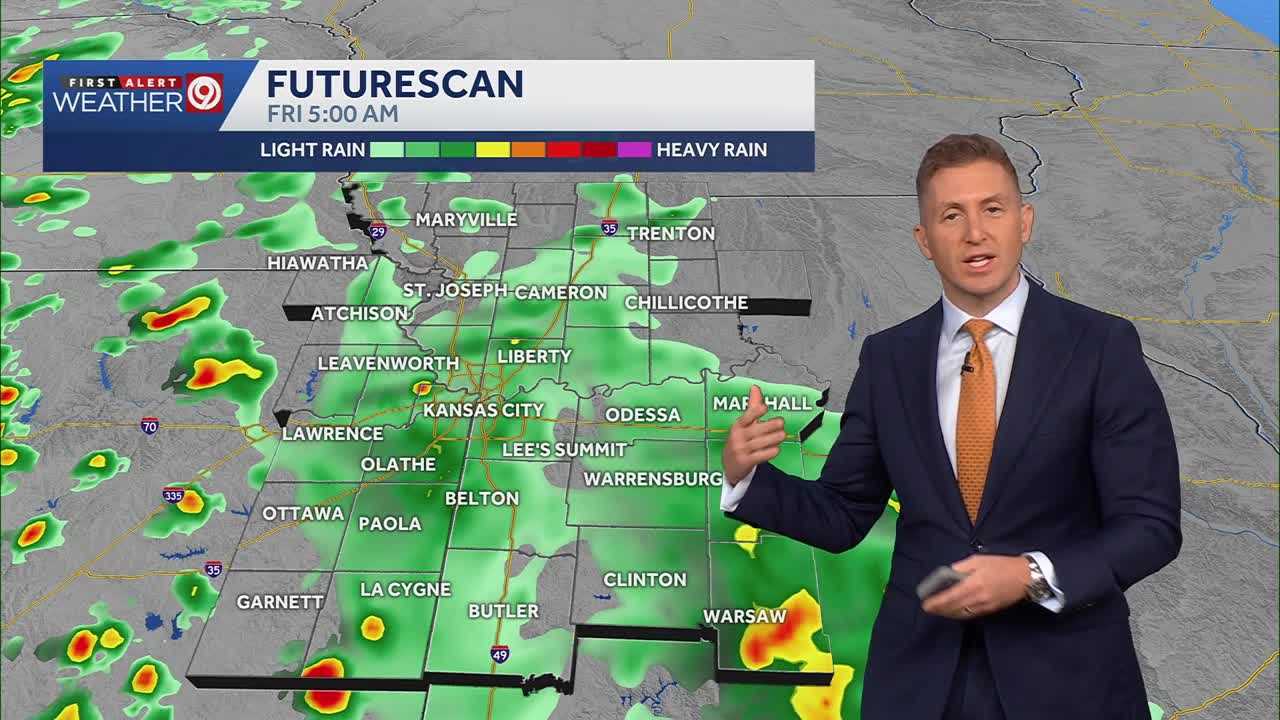 Kansas City weather: Rainy Friday morning could slow commute across metro
