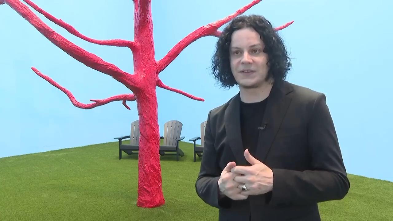 White Stripes frontman Jack White puts his art on display