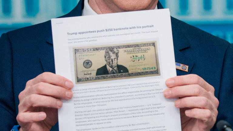 US Treasury prepares to print new $250 bill emblazoned with Trump's face