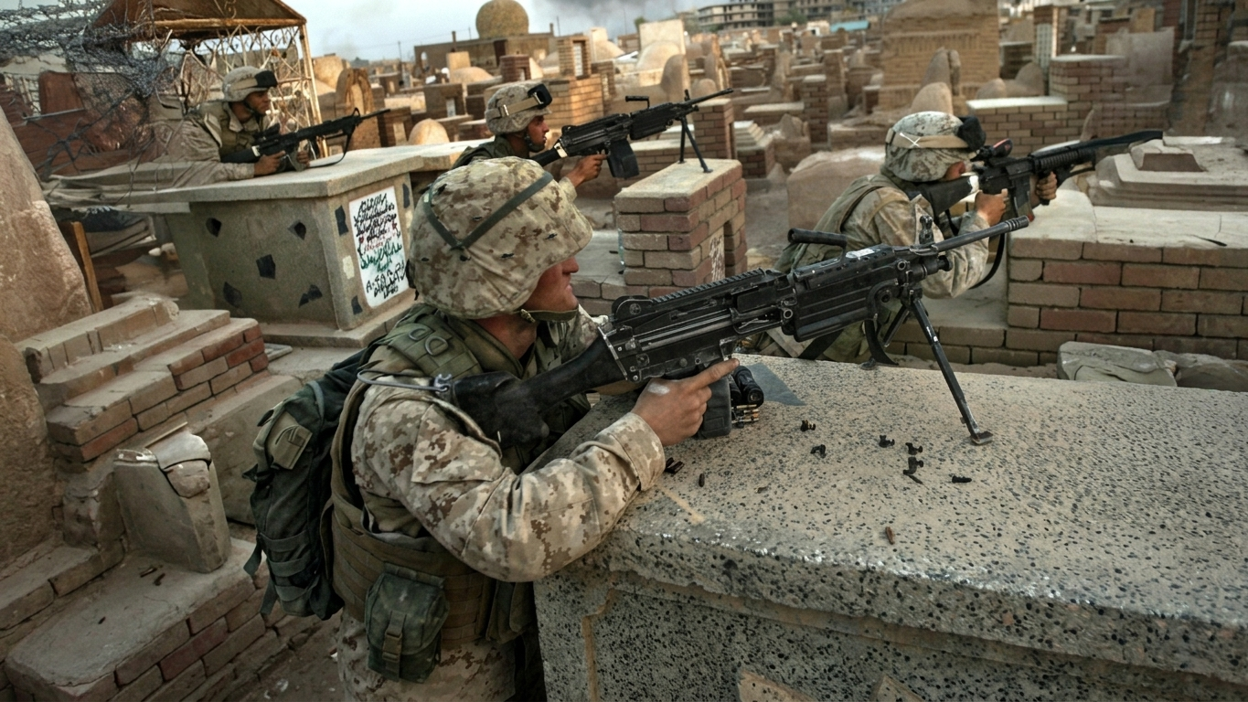 US Marines surrounded one of Islam's holiest sites - it didn't end well