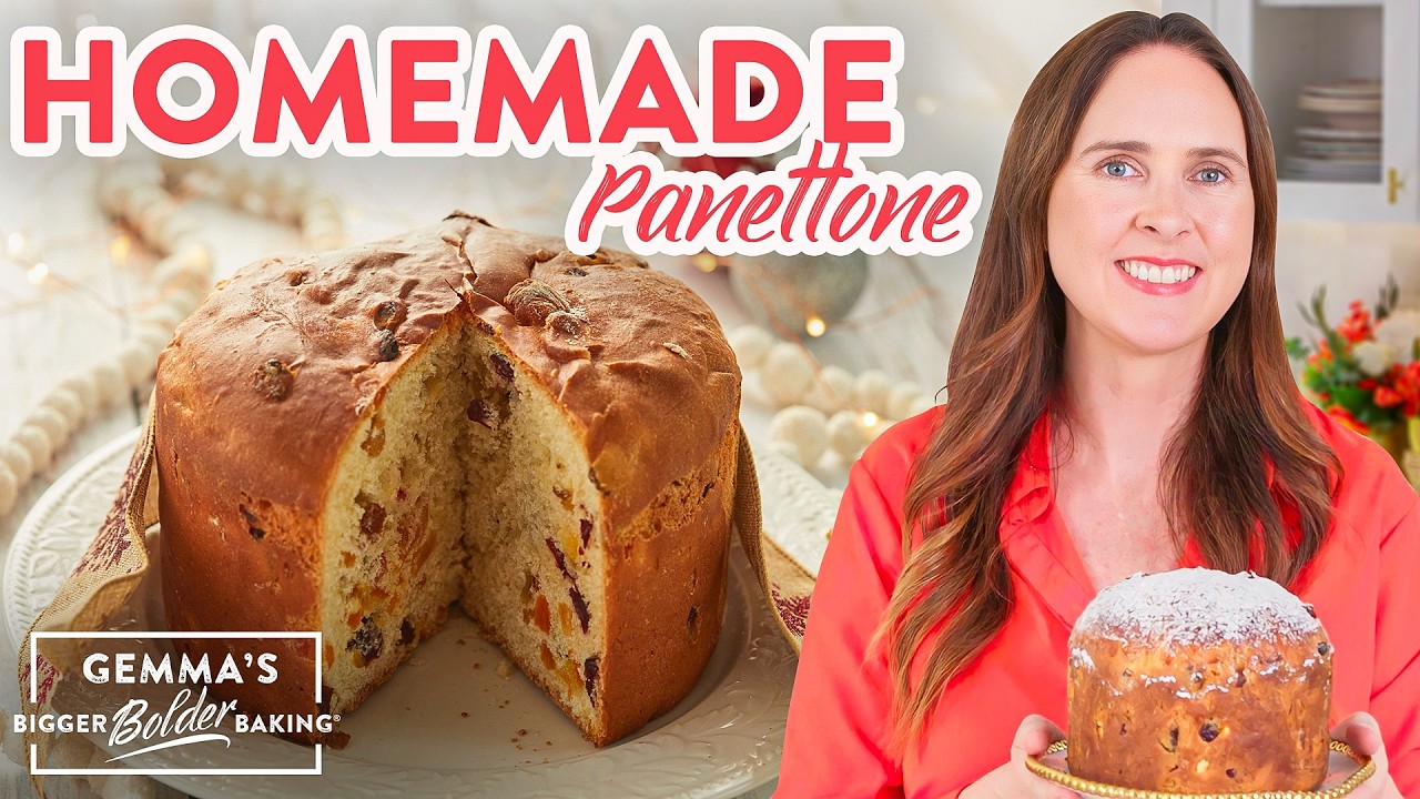 Easy panettone recipe | Italian Christmas bread