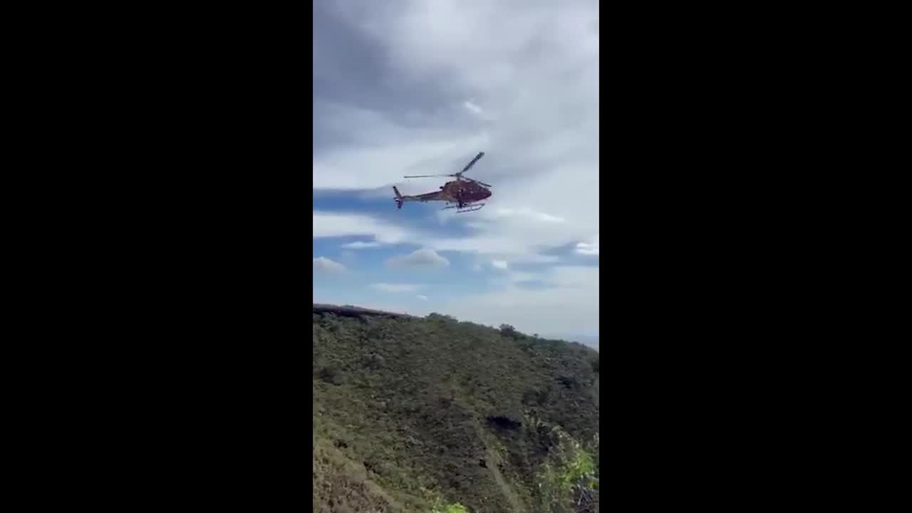 Woman 'kidnapped and pushed off cliff by ex-partner' is rescued in Brazil