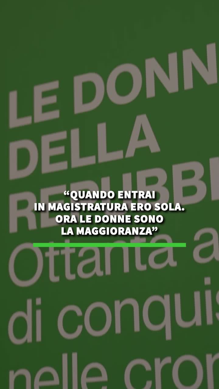 Le donne della Repubblica, Gabriella Luccioli: "Quando entrai in ...