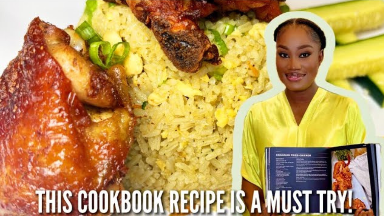 Cooking Ghanaian fried chicken rice for my family of 9