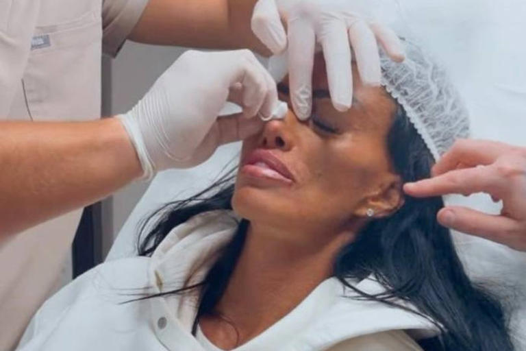 Katie Price gets more cosmetic work done as husband Lee Andrews locked ...