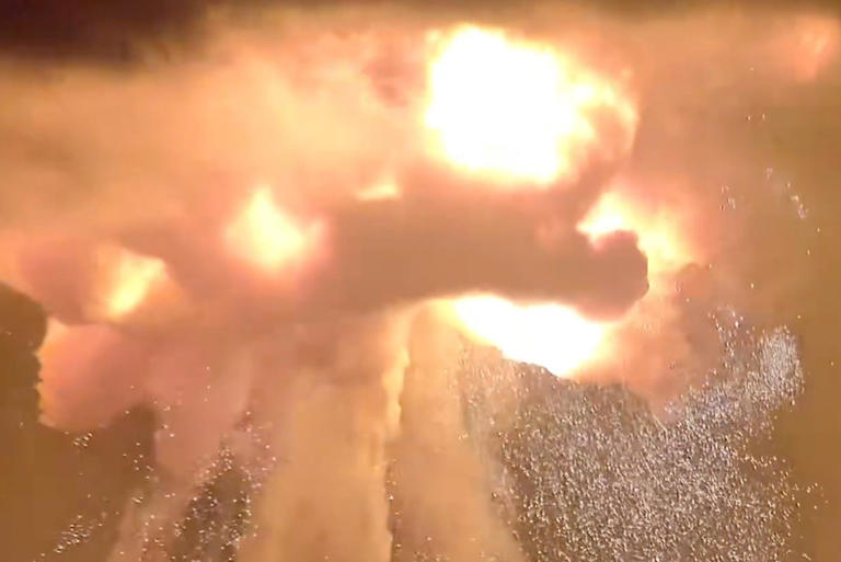 Watch: Huge fireball engulfs Jeff Bezos’ Blue Origin rocket