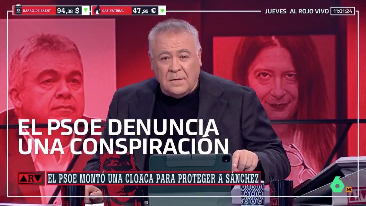 Ferreras ya no soporta el hedor de la cloaca del PSOE y sopapea a ...