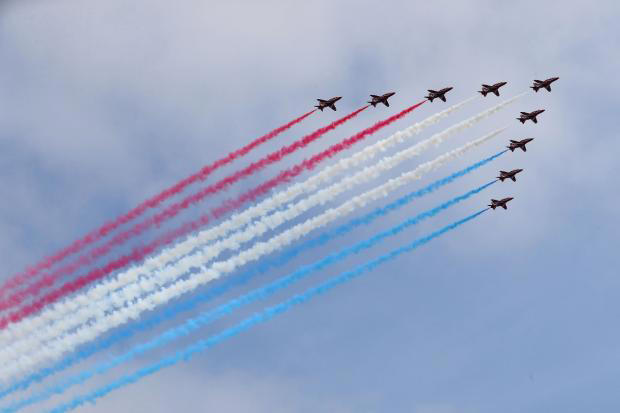 Red Arrows set to fly over Somerset today - here's where and when