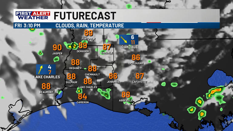 First alert forecast: Isolated rain chances remain for Friday, as drier ...
