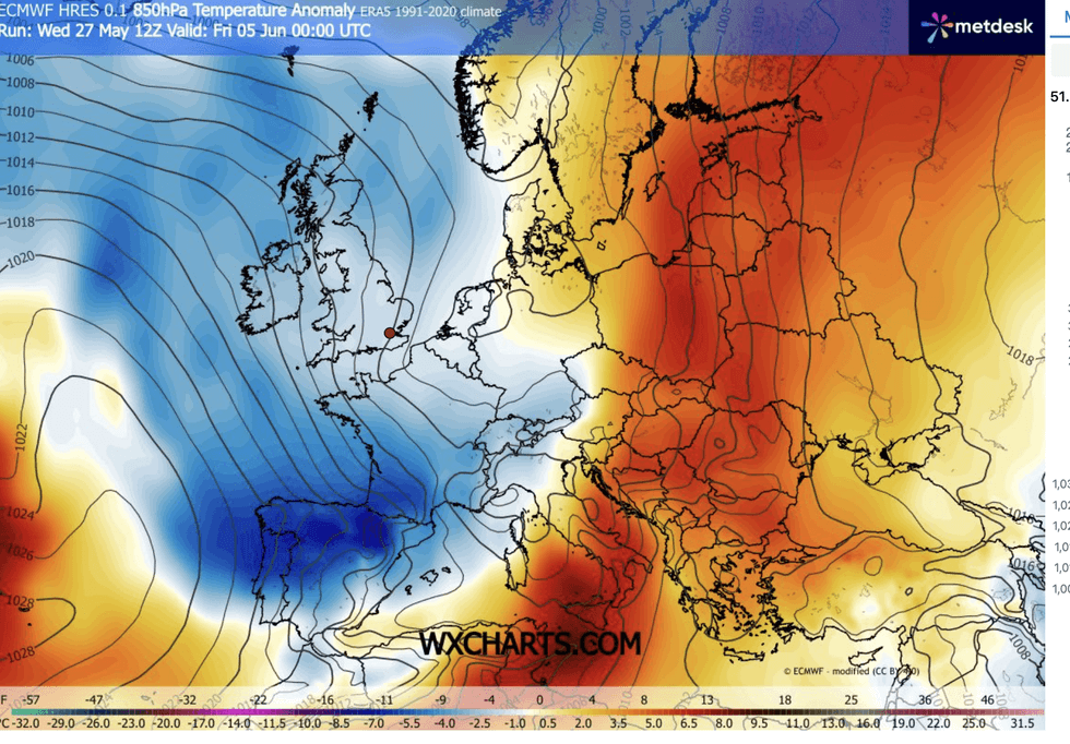 Heatwave to fizzle in a week of rain as Britain prepares for a soggy ...