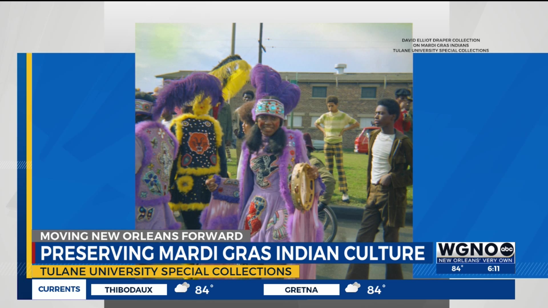 Draper collection on Mardi Gras Indians