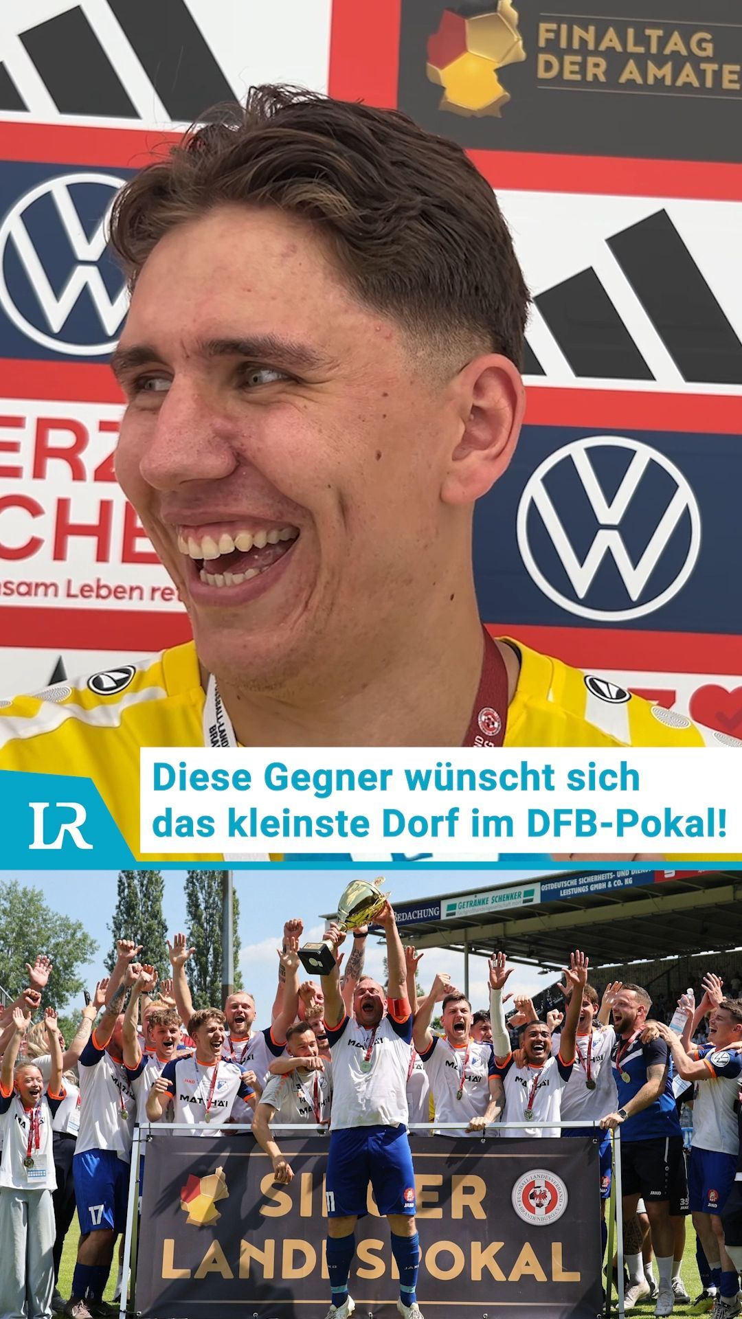 Kleinstes Dorf im DFB-Pokal! Welchen Gegner wünscht sich Krieschow?
