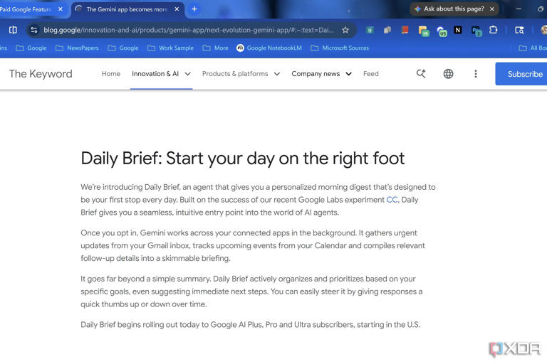 I tried Gemini's daily brief, and my morning app-hopping is over