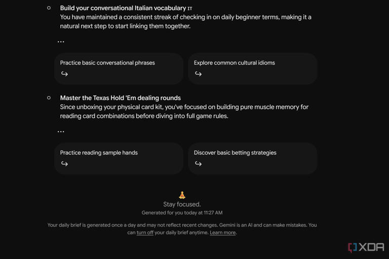 I tried Gemini's daily brief, and my morning app-hopping is over