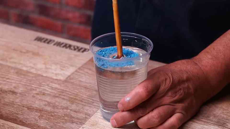Watch how this old oak gets a second life in blue