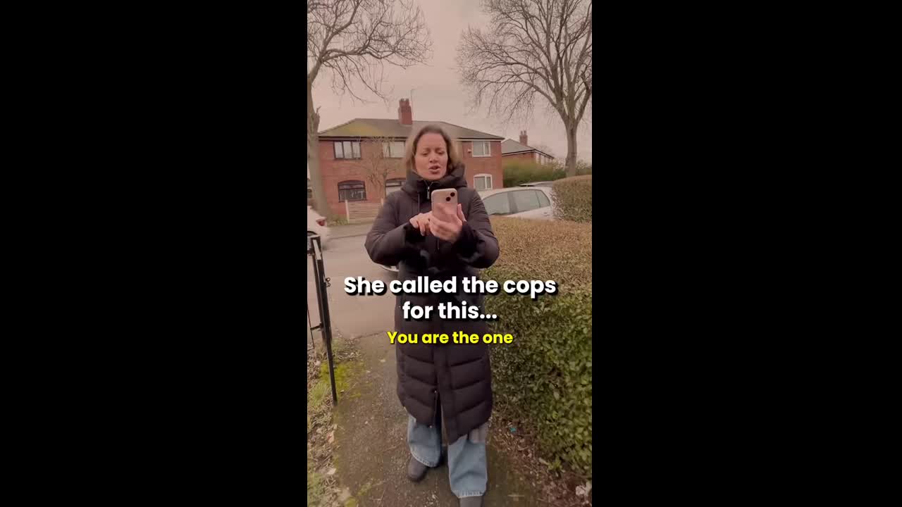 She called the cops for this...