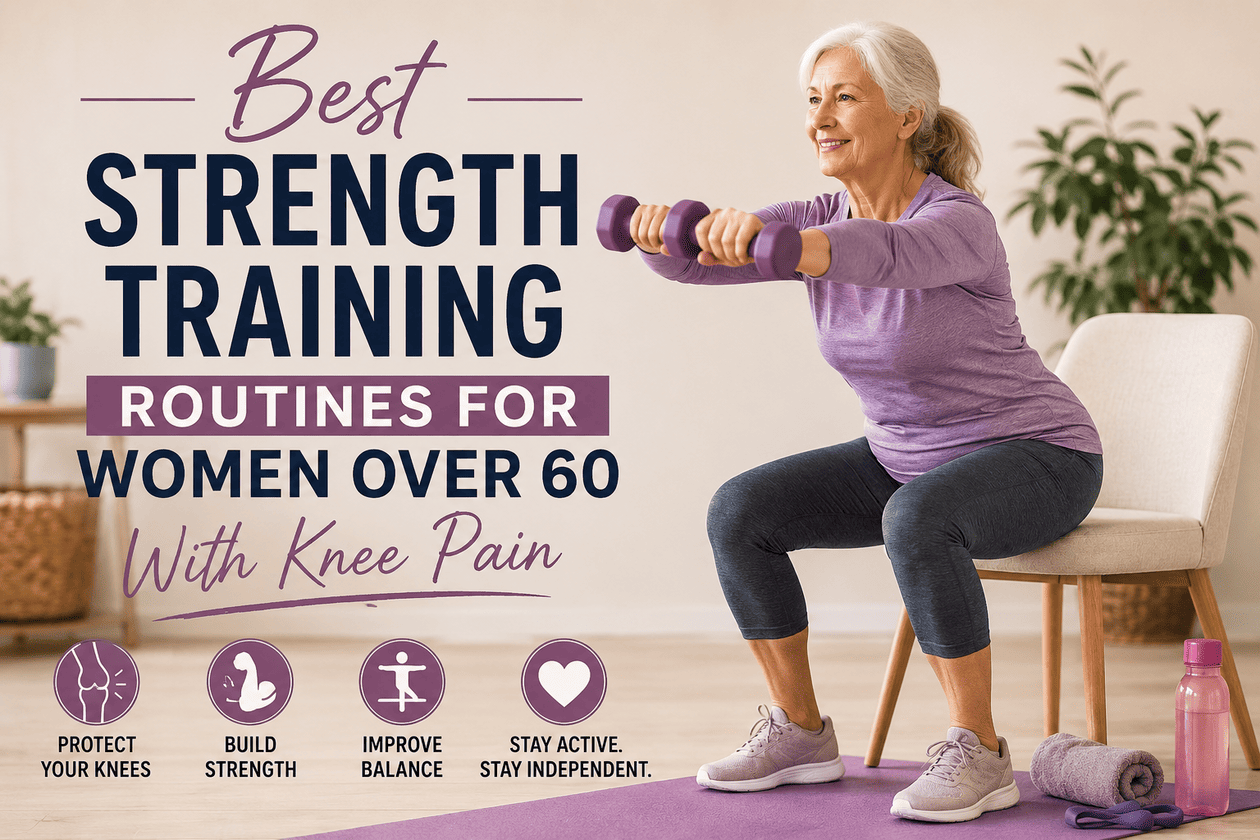Best strength training routines for women over 60 with knee pain