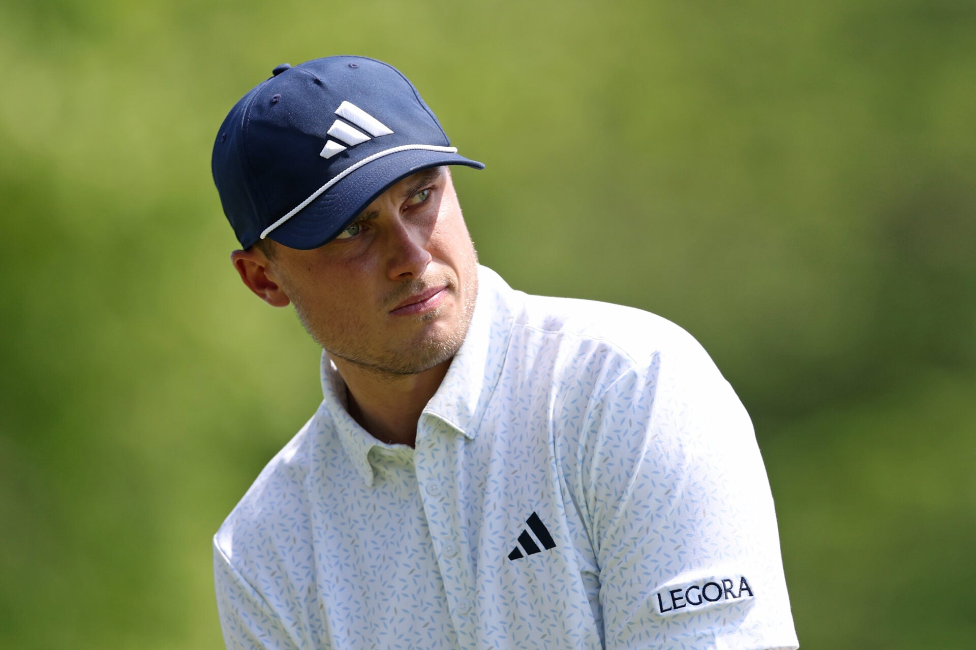 How Ludvig Aberg got on in his first round after changing to a mallet ...