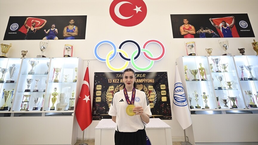 Milli tekvandocu Merve Dinçel'in hayali unutulmazlar arasına adını ...