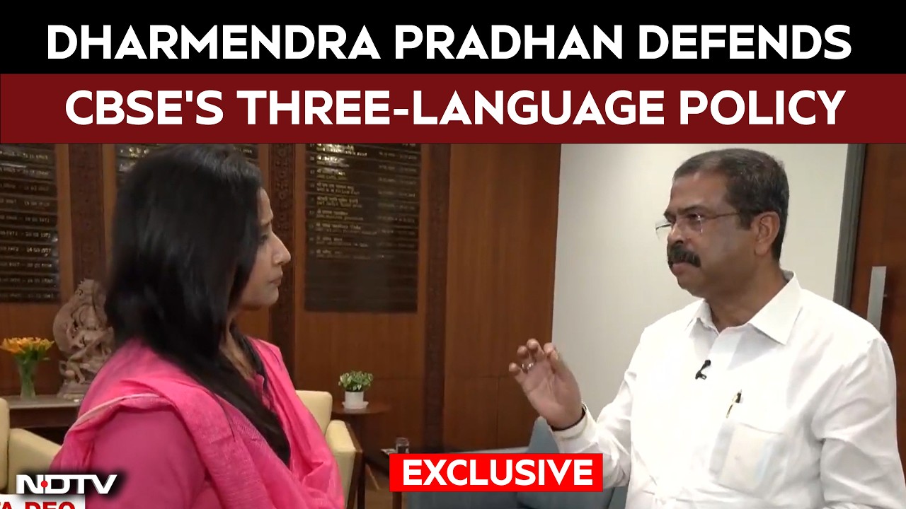 Dharmendra Pradhan defends CBSE's three-language policy: 'My daughter ...