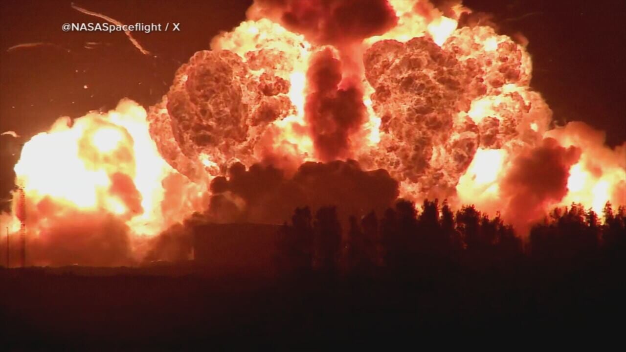 Warning issued over hazardous debris scattered by rocket explosion
