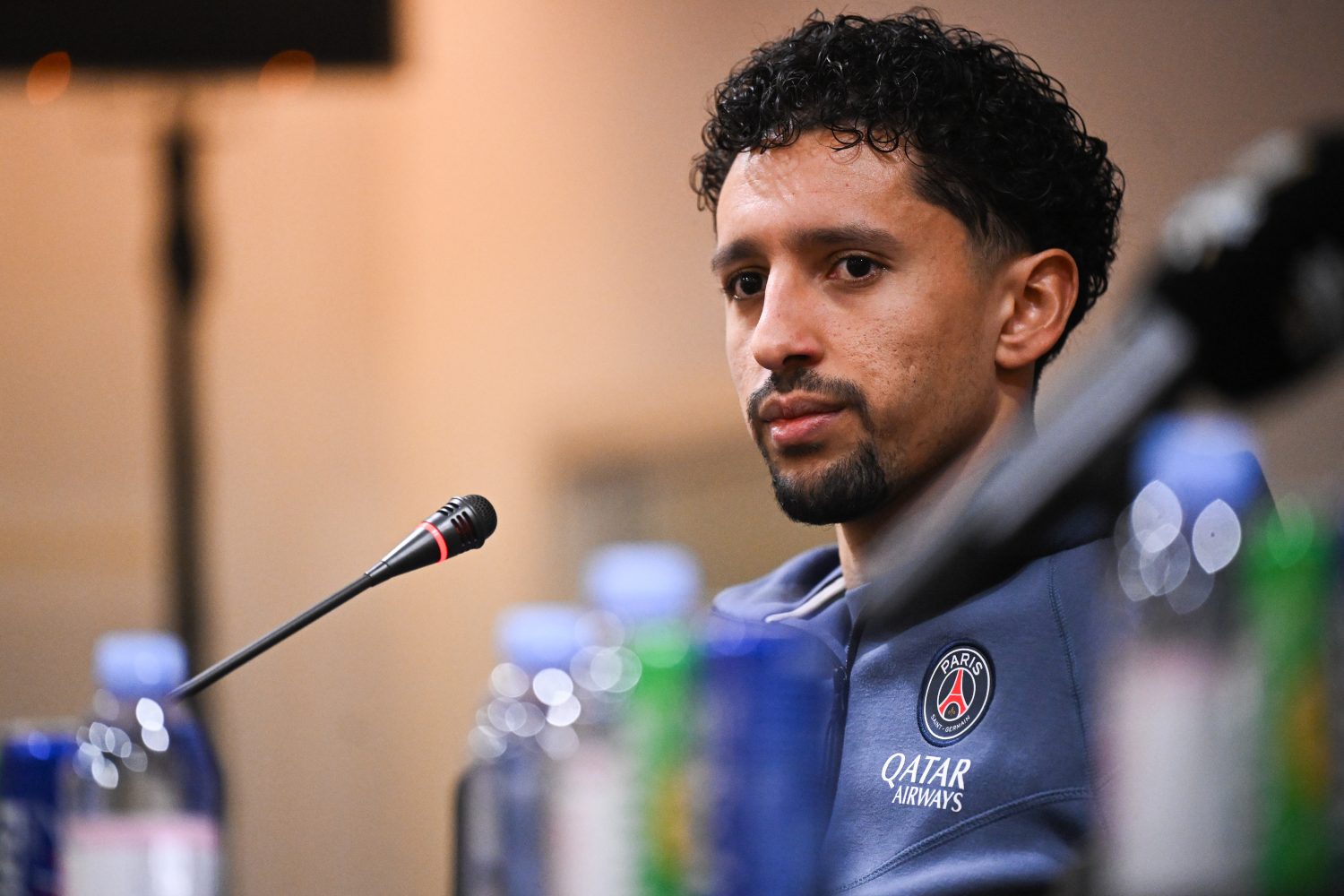 PSG vs Arsenal – Marquinhos and Dembélé in a press conference with Luis ...