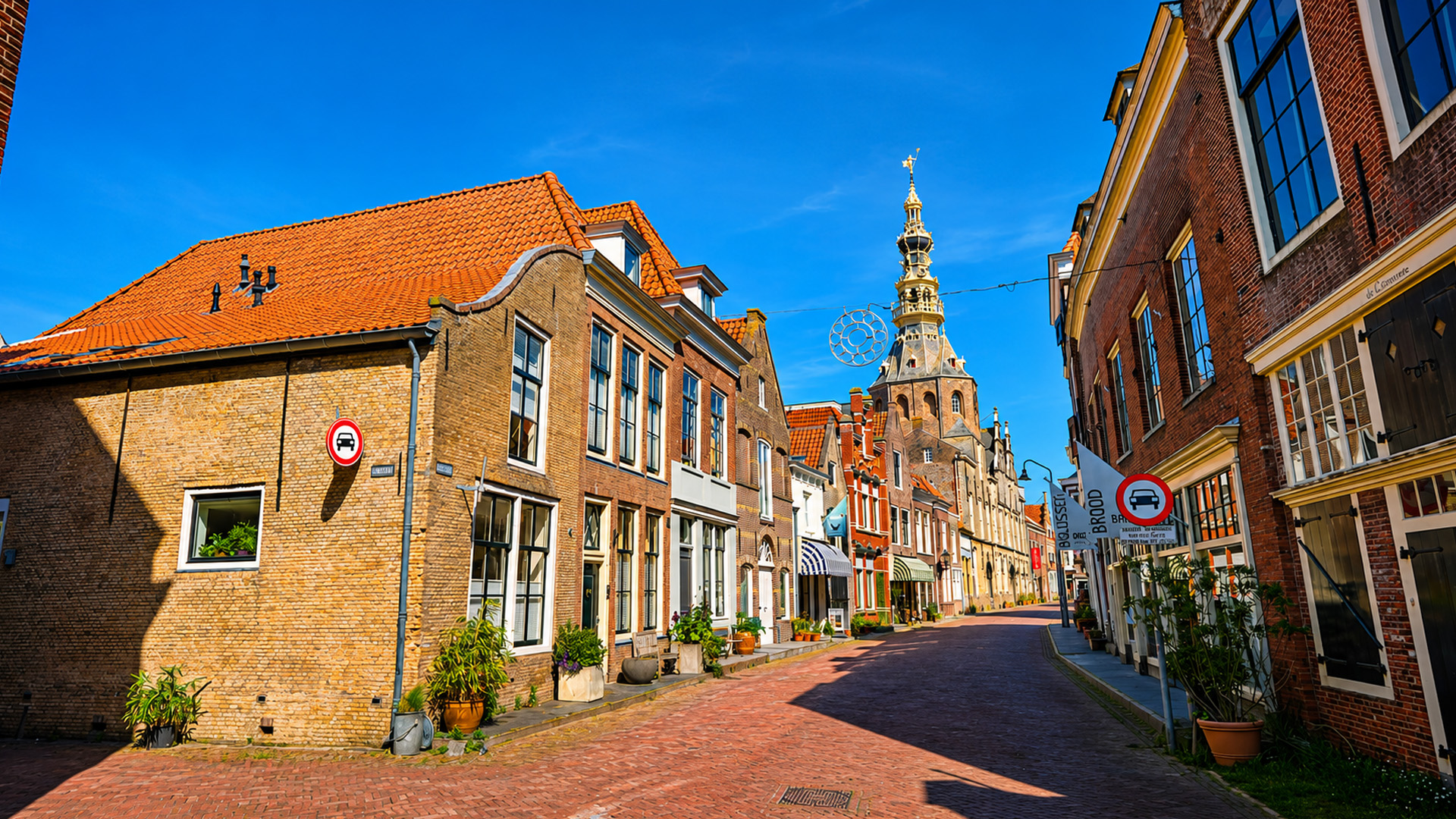 Zierikzee Netherlands shines with historic Dutch summer charm (4K)