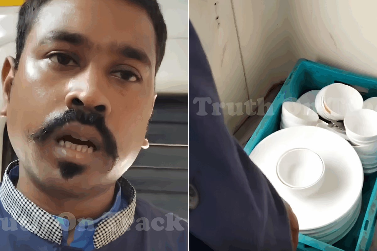 'Serving toilet fresh dining experience': Viral video shows plates ...