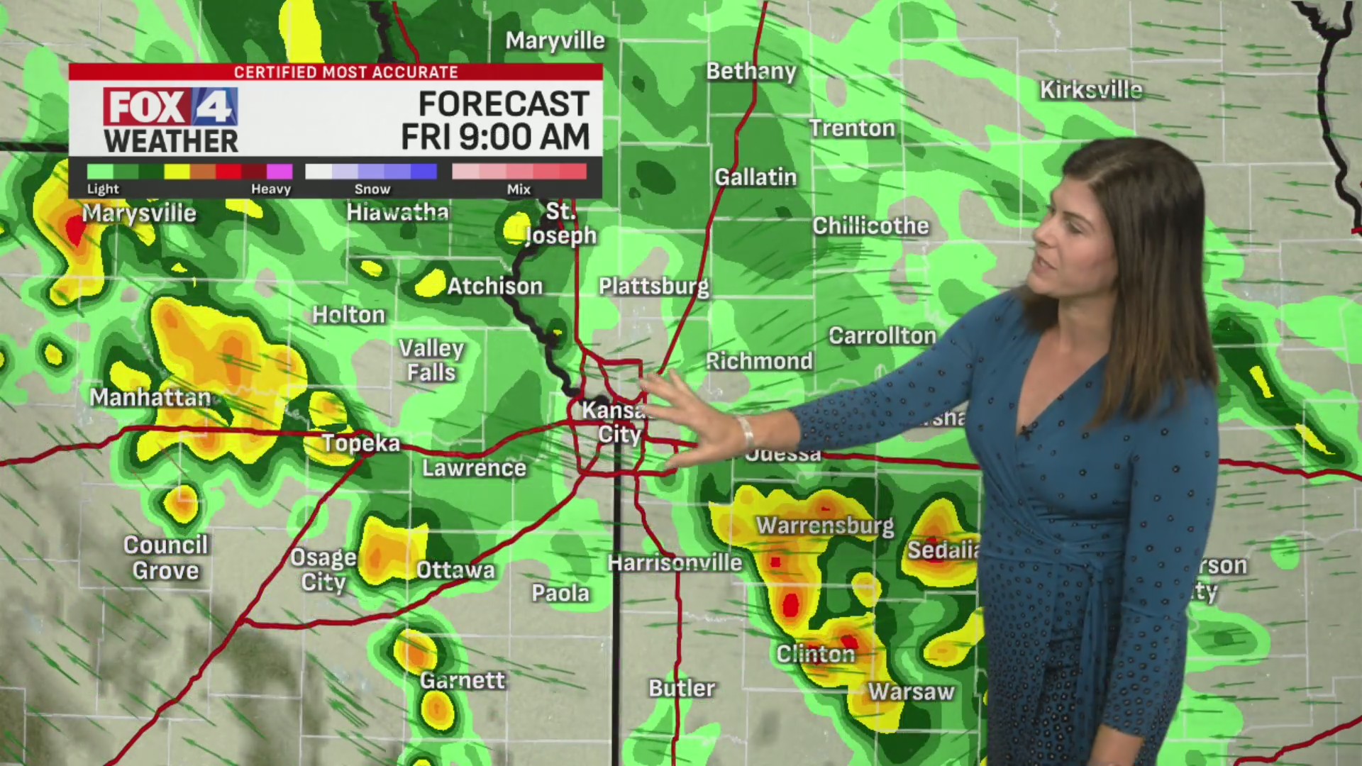 FOX4 forecast: Waves of rain ahead