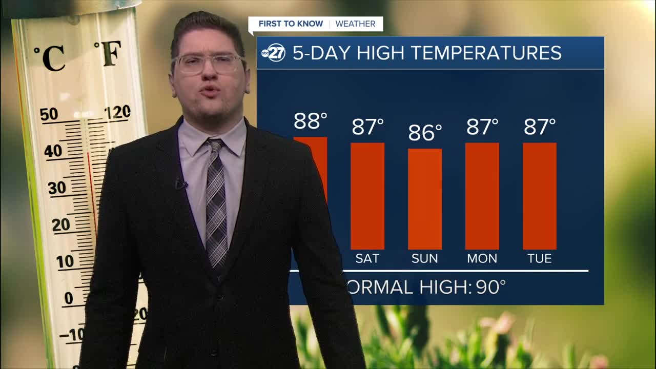 First to know weather - A wet weekend ahead