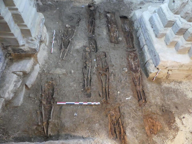 Archaeologists followed a forgotten staircase in an old church and ...