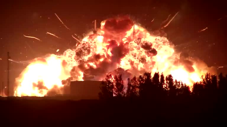 Blue Origin rocket explodes on launchpad in a setback for bid to catch ...