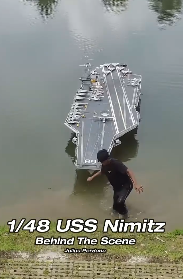 RC USS Nimitz Behind The Scenes First And Last Day Sailing