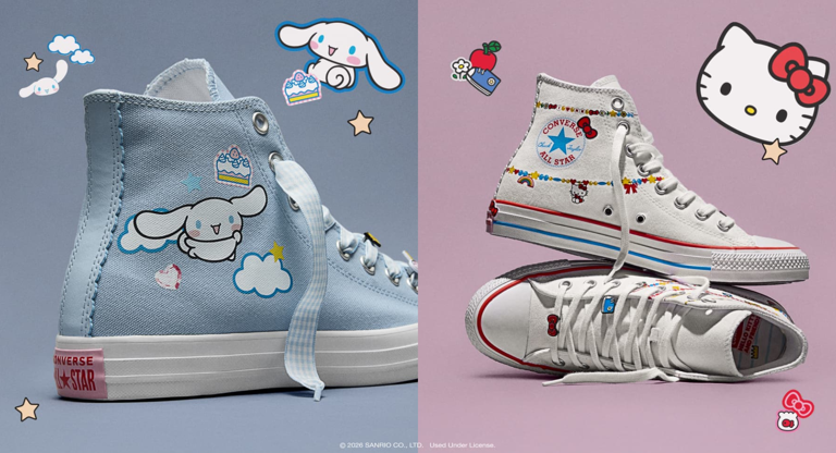 Hello Kitty's official Converse collaboration is here, and it's beyond ...