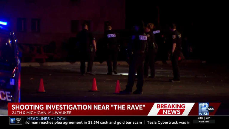 Police investigate shooting near the Rave/Eagles Club in Milwaukee