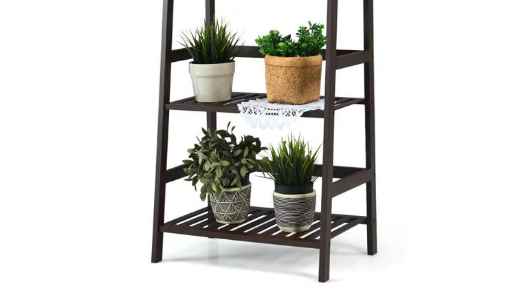 Target's $49 4-tier ladder shelf is a 'cute' storage solution for books ...