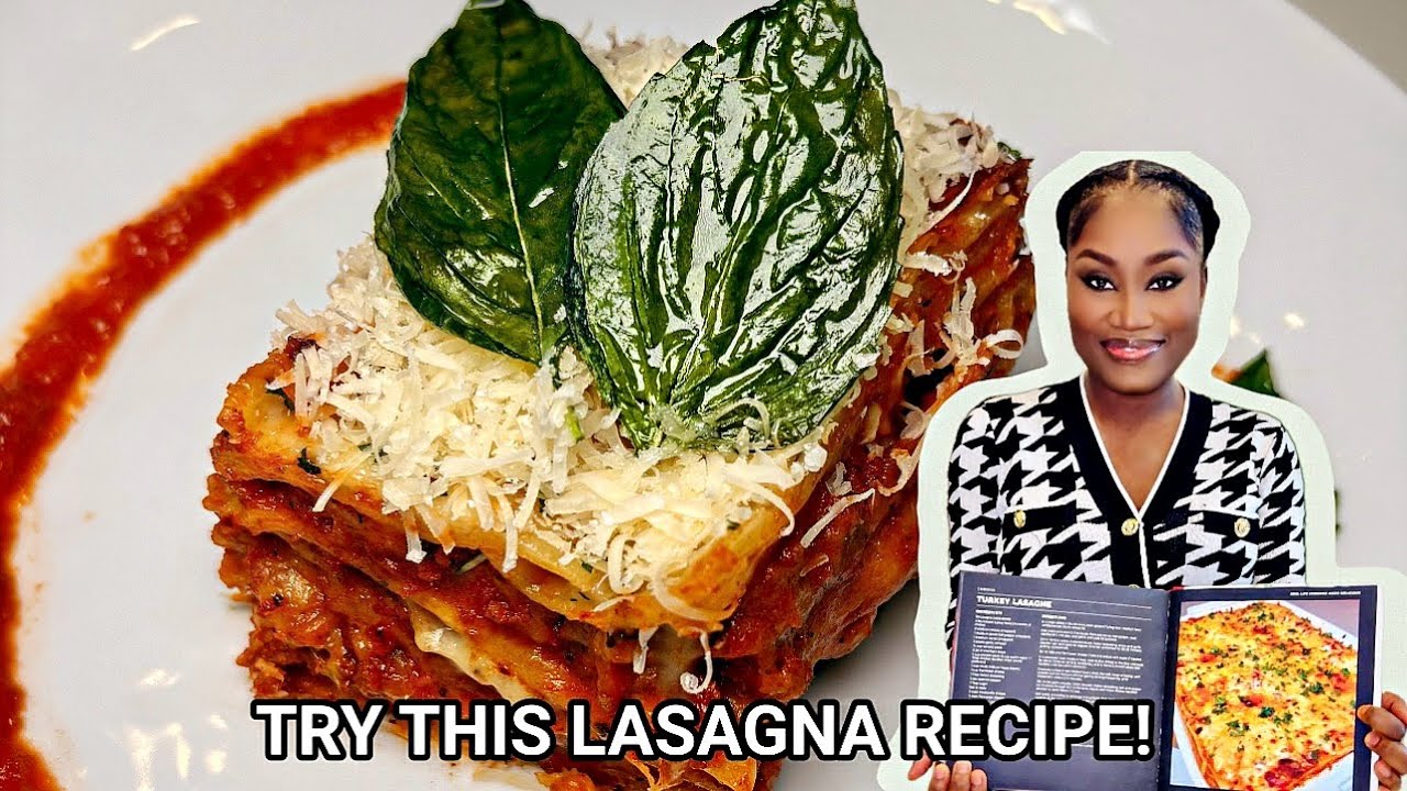 Making delicious turkey lasagna for my family of 9