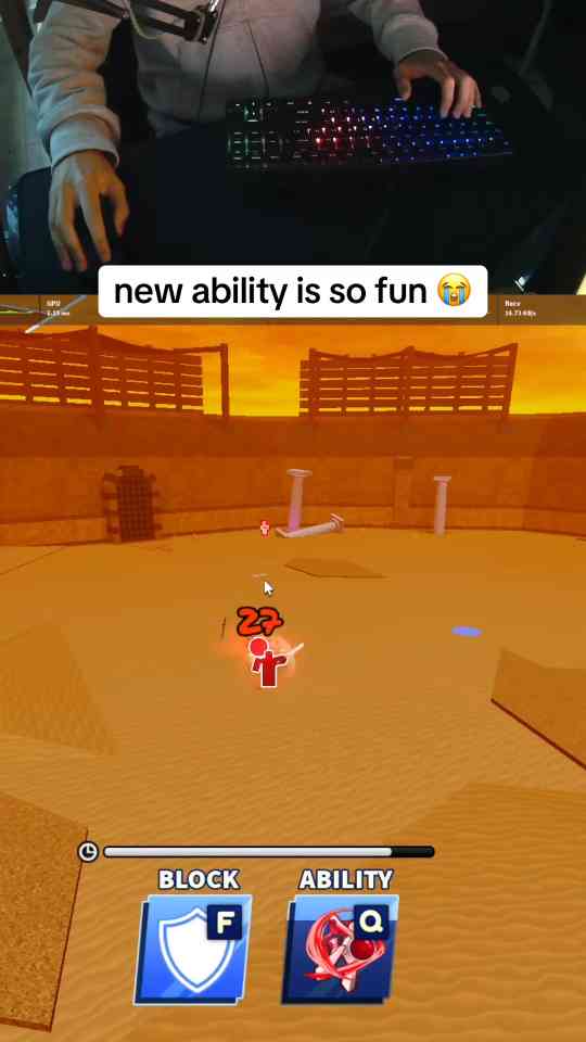 New slashes of fury ability in Blade Ball