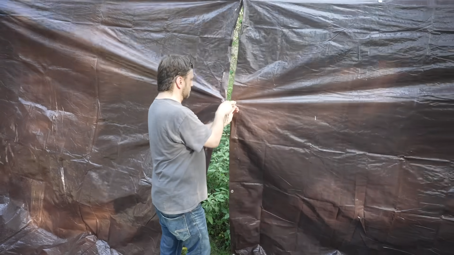 I found a fence deep in the forest… then I looked behind it