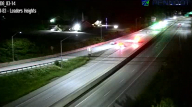 2 dead after wrong-way 4-vehicle crash on I-83, police say
