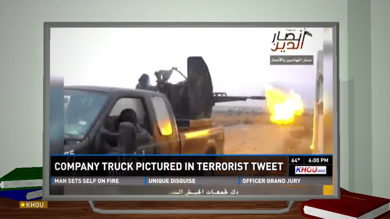 A plumbing company logo appeared in ISIS footage and ruined one man’s life