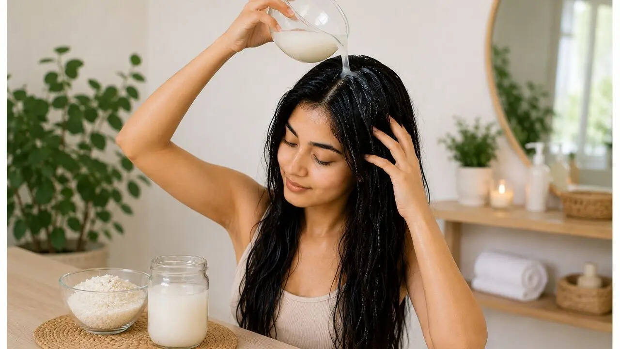 Rice water for smooth and shiny hair: Benefits and application tips